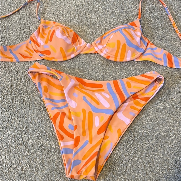 Aurelle | Swim | Colorful Abstract Bikini Set | Poshmark